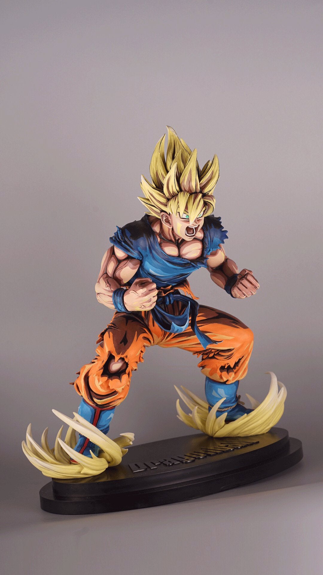 2d comic color dragon ball figure repaint-goku-make a fist – Lyk Repaint