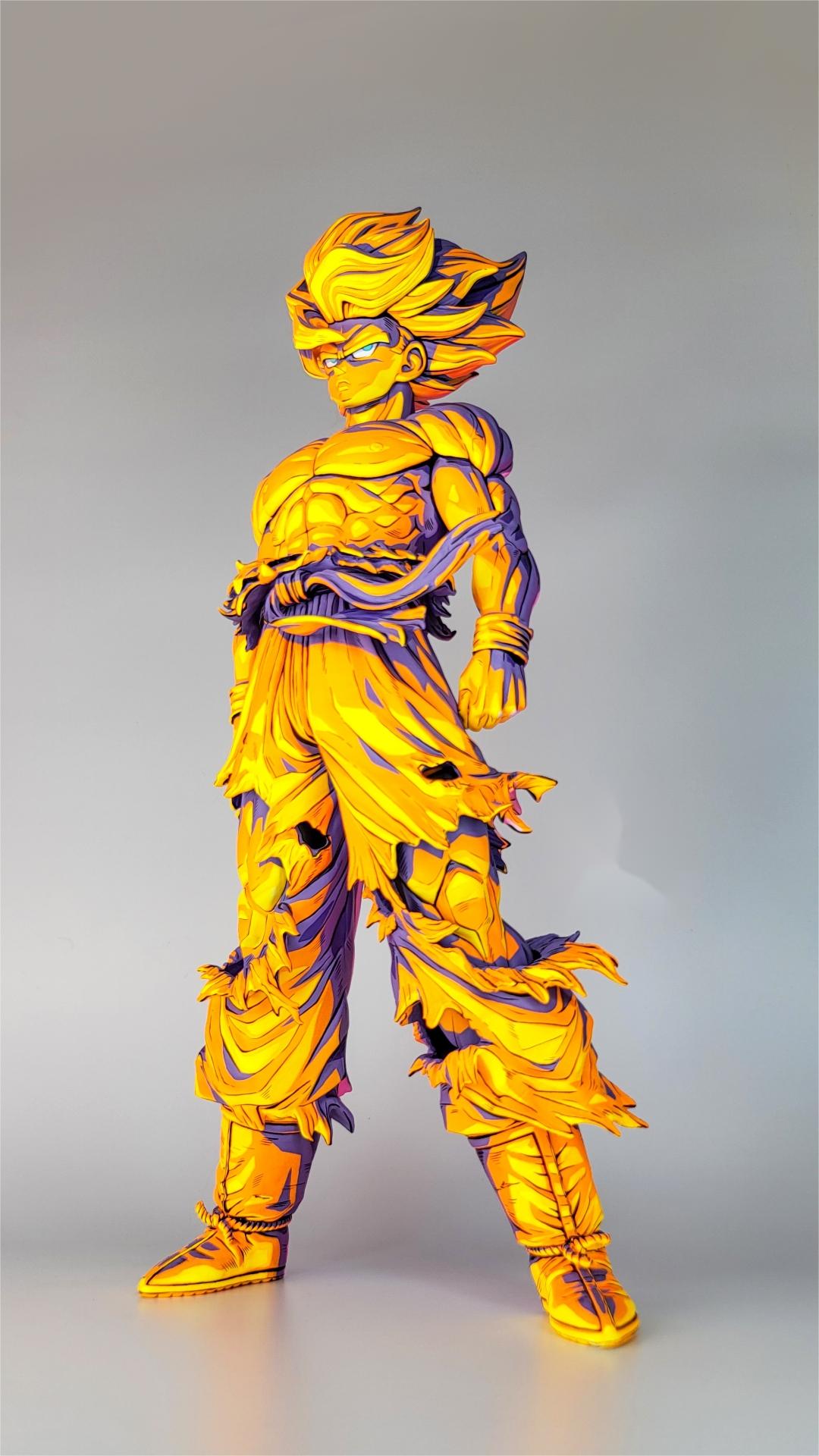 2d comic color dragonball figure repaint-goku-top repaint – Lyk Repaint