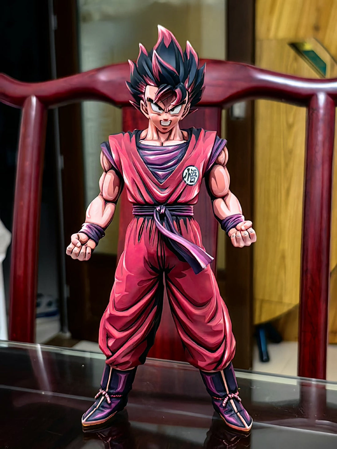 2d comic color dragonball figure repaint-red goku-stand – Lyk Repaint