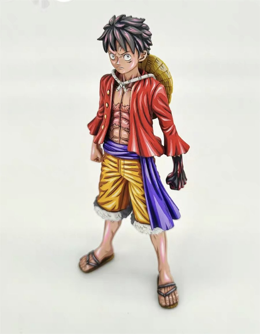 2d comic color one piece figure repaint-luffy – Lyk Repaint