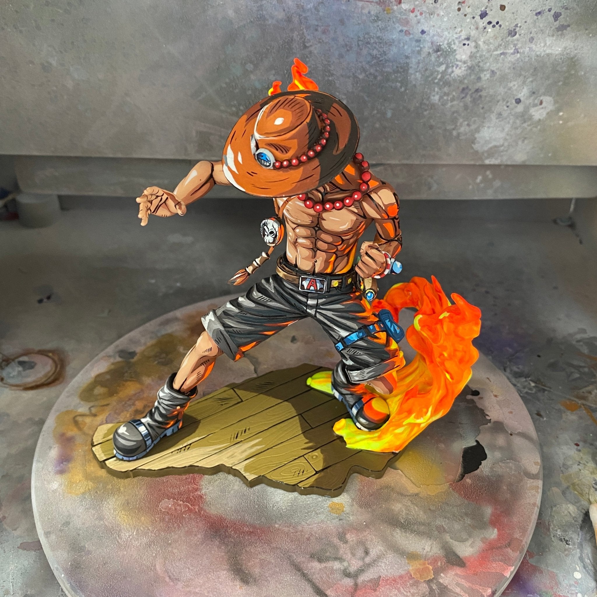 Ace Repaint Figure - 2D One Piece Collection – Lyk Repaint