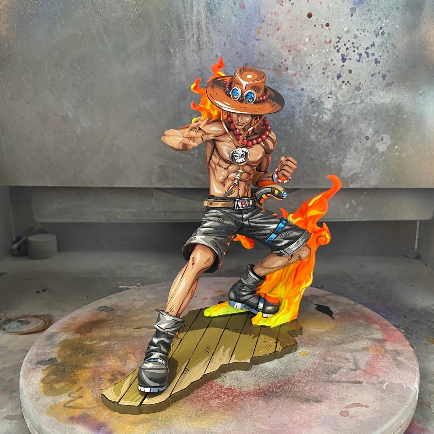 Ace Repaint Figure - 2D One Piece Collection – Lyk Repaint