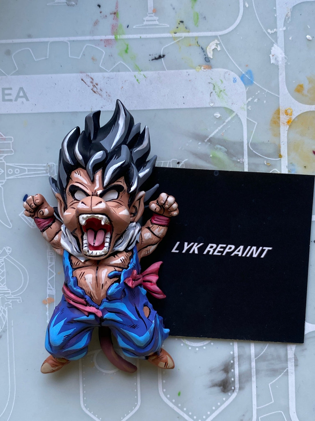 Dragon Ball Anime coating Comic color effect Figure model Goku small ...