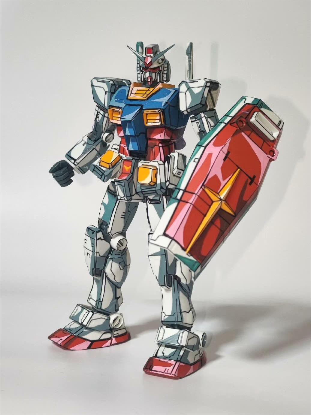 Gunpla repaint Anime Comic color effect Figure model – Lyk Repaint
