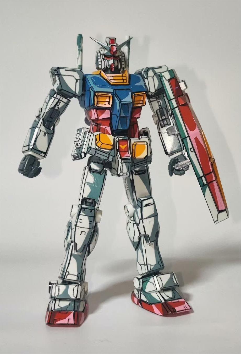 Gunpla repaint Anime Comic color effect Figure model – Lyk Repaint
