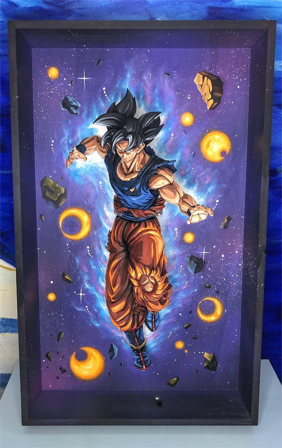 Dragon Ball Goku Repaint with Photo Frame Background – Lyk Repaint