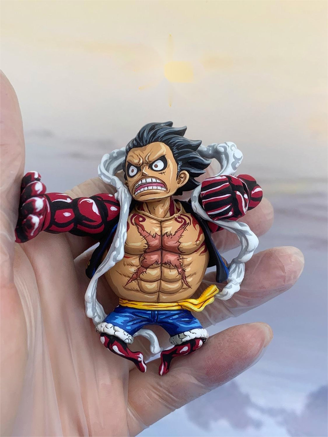 Luffy Figure in Comic Colors - Repaint One Piece – Lyk Repaint