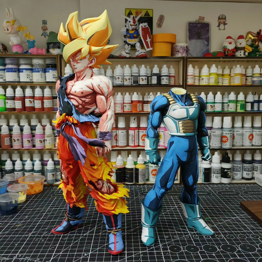 Goku Figure Repaint in Illustration Style – Lyk Repaint