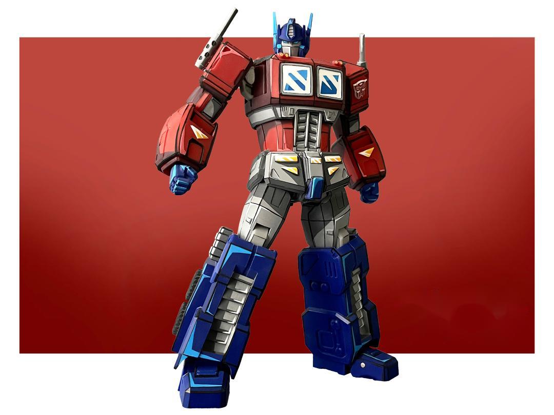 Transformers Optimus Prime Comic Color Repainting – Lyk Repaint